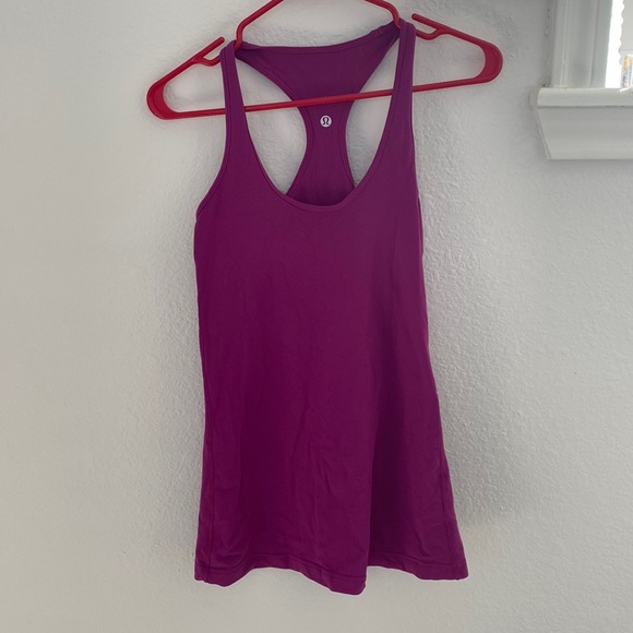 lululemon athletica | Tops | Lululemon Purple Razorback Tanks | Poshmark